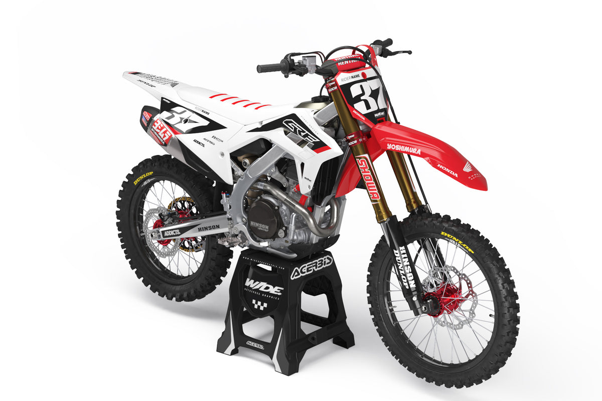 OMEGA SERIES WHITE - HONDA FULL GRAPHICS KIT – WIDEOPENGRAPHIX