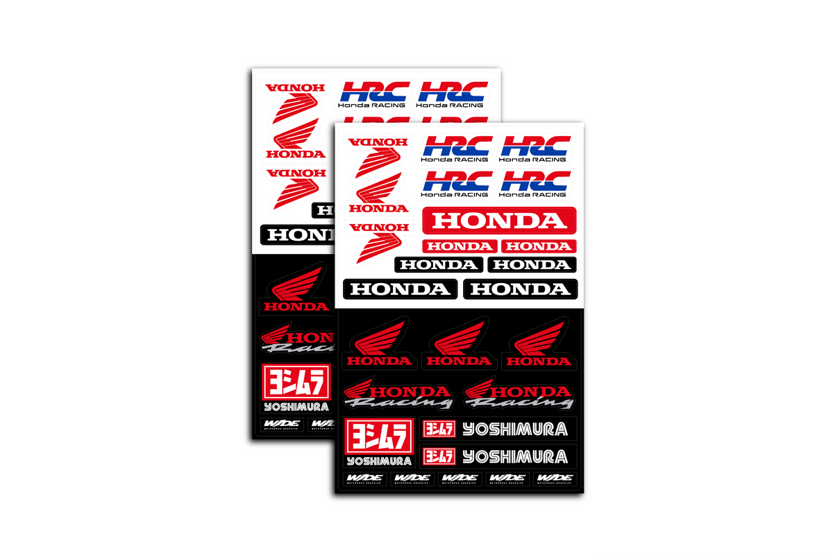 HONDA (PACK) - STICKER SHEET – WIDEOPENGRAPHIX