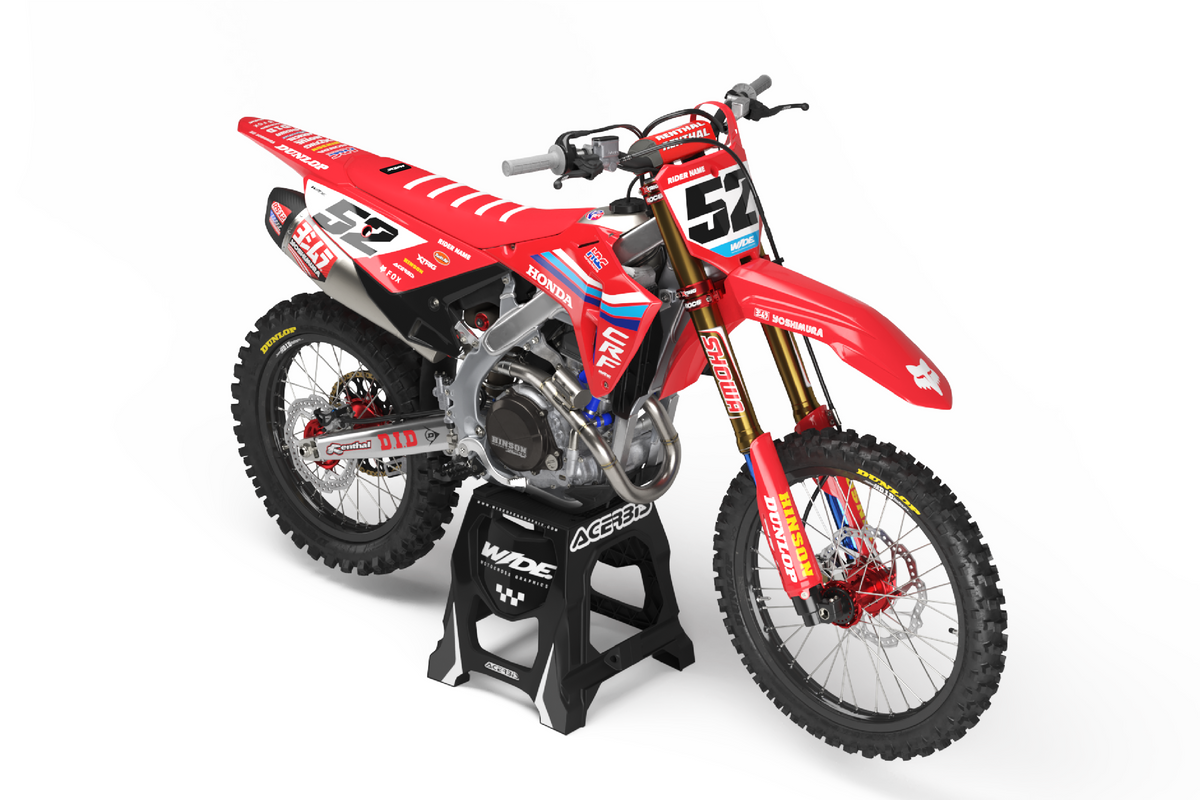 WORKS RED - HONDA FULL GRAPHICS KIT – WIDEOPENGRAPHIX