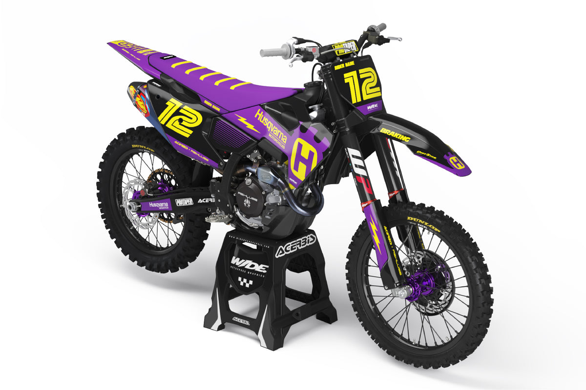 DREAM PURPLE - HUSQVARNA FULL GRAPHICS KIT – WIDEOPENGRAPHIX