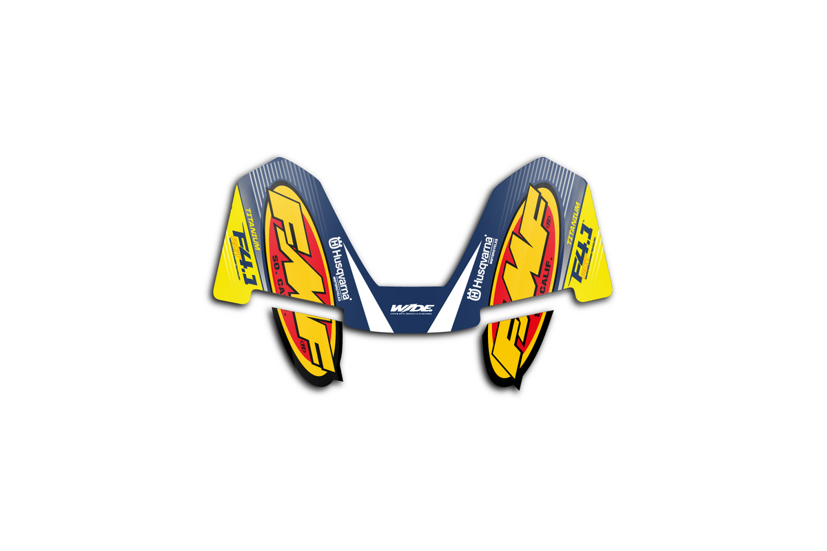 HUSQVARNA - 4.1 FMF EXHAUST STICKER – WIDEOPENGRAPHIX