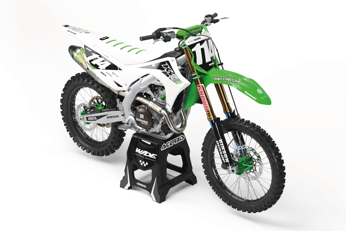 OMEGA WHITE - KAWASAKI FULL GRAPHICS KIT – WIDEOPENGRAPHIX