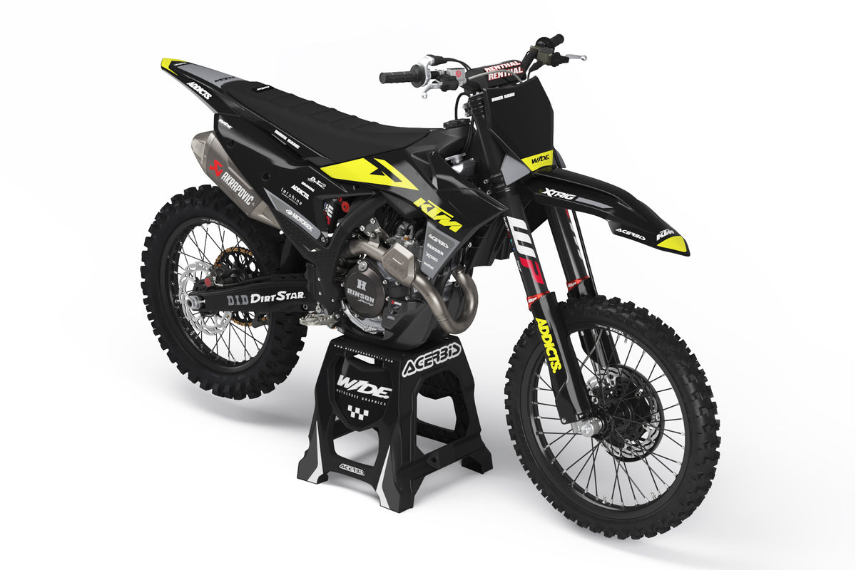 ONYX YELLOW - KTM FULL GRAPHICS KIT – WIDEOPENGRAPHIX