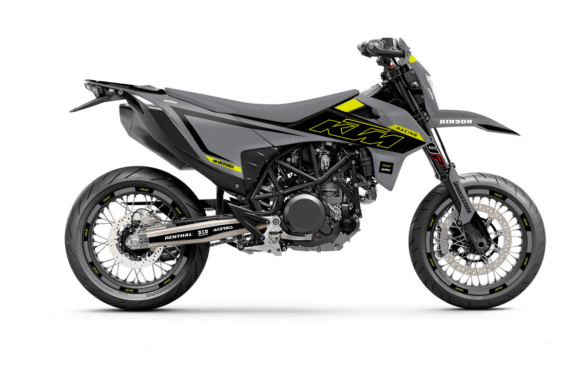 SLIDER GRAY - KTM 690 GRAPHICS KIT – WIDEOPENGRAPHIX