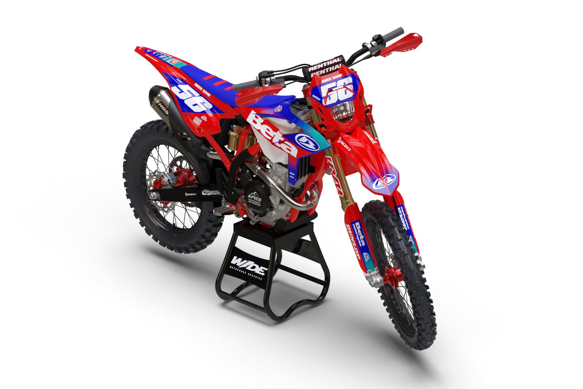 FORCE - NAVY & TEAL - BETA FULL GRAPHICS KIT – WIDEOPENGRAPHIX