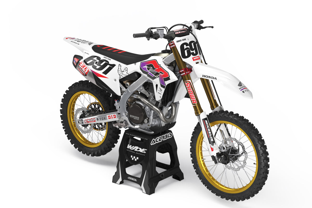 CR RED & PURPLE - HONDA FULL GRAPHICS KIT – WIDEOPENGRAPHIX