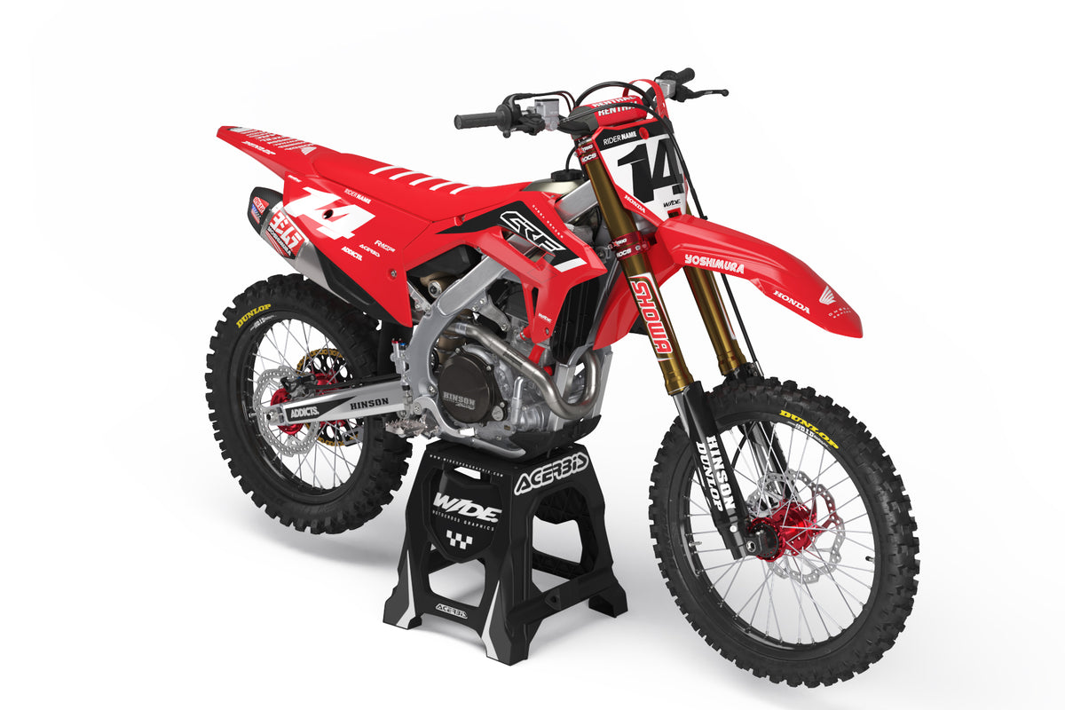 OMEGA SERIES RED - HONDA FULL GRAPHICS KIT – WIDEOPENGRAPHIX