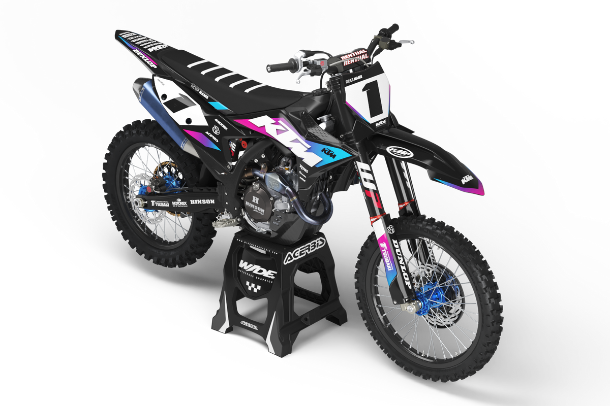 MYSTIC PINK & BLUE - KTM FULL GRAPHICS KIT – WIDEOPENGRAPHIX