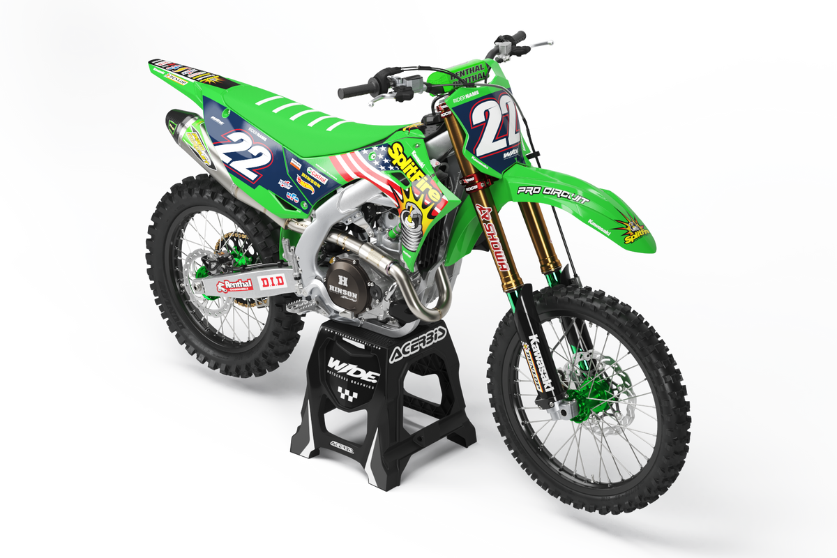 SPLITFIRE AMERICA EDITION - KAWASAKI FULL GRAPHICS KIT – WIDEOPENGRAPHIX