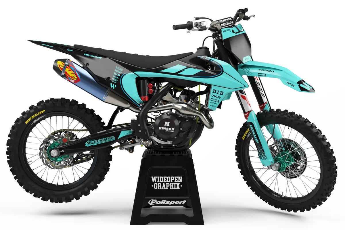 CURVE TEAL - KTM FULL GRAPHICS KIT – WIDEOPENGRAPHIX