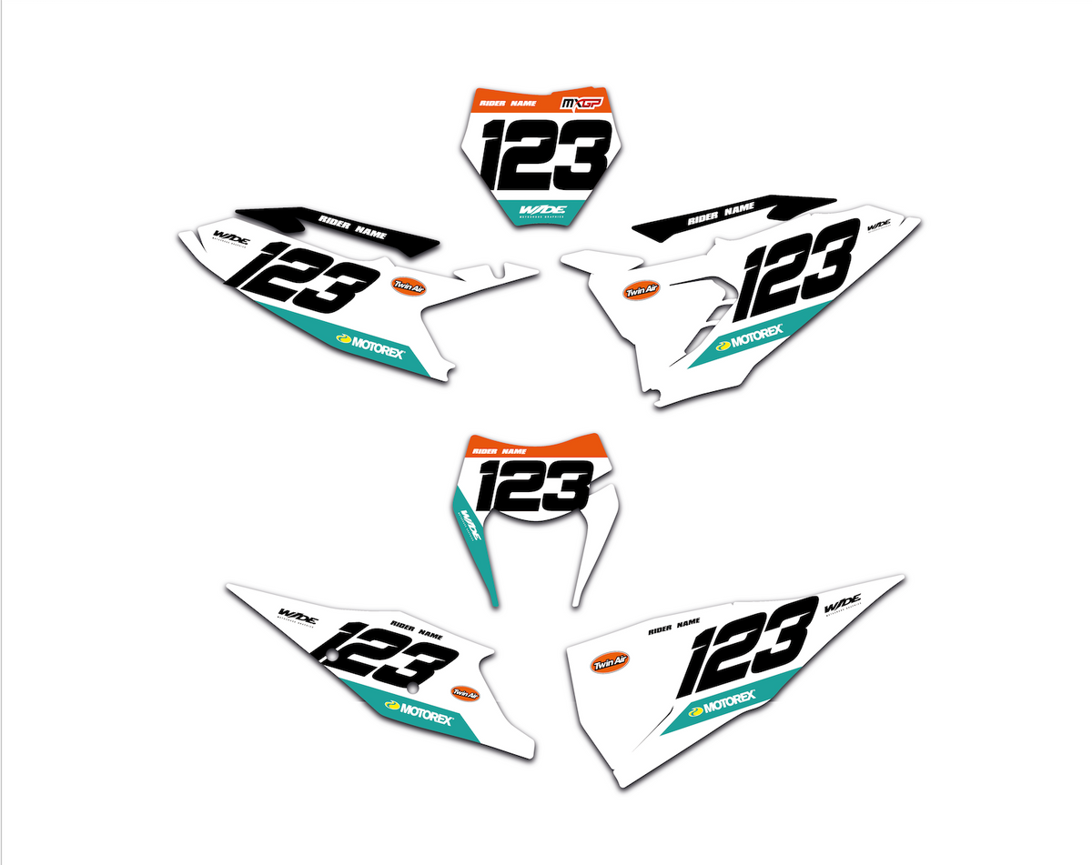 V1 - FACTORY STYLE - KTM NUMBERPLATES – WIDEOPENGRAPHIX