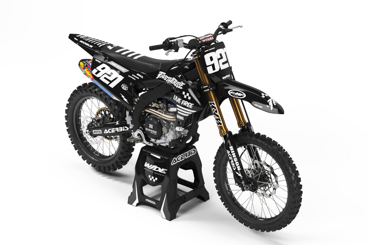 LIVE FREE BLACK - YAMAHA FULL GRAPHICS KIT – WIDEOPENGRAPHIX