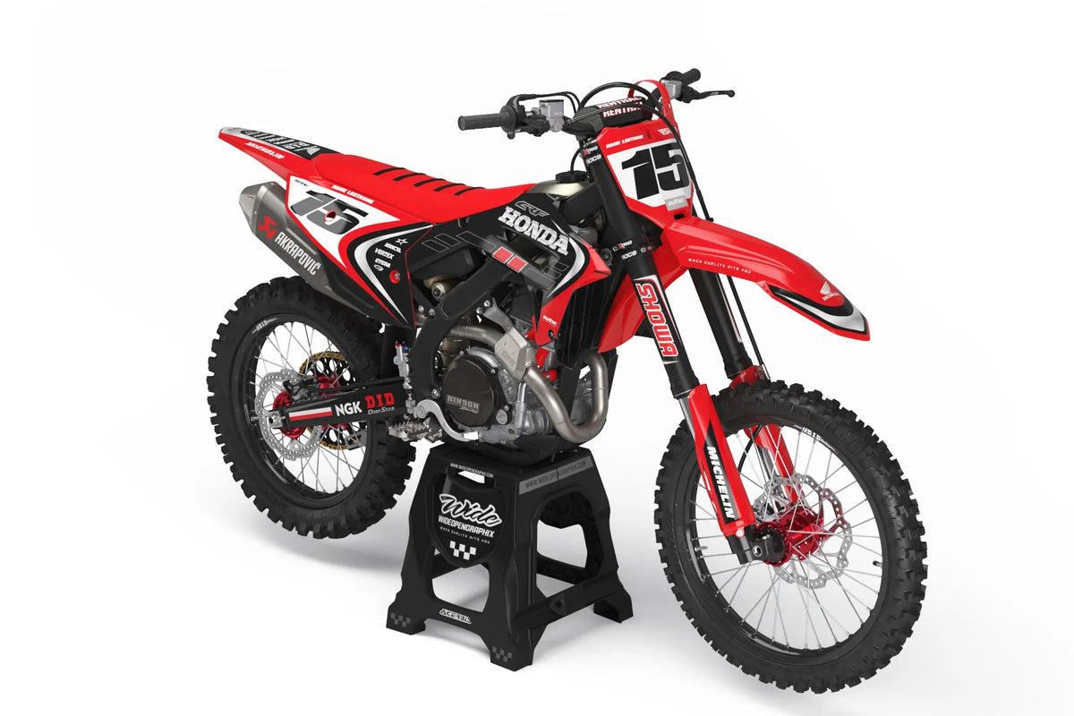 STEEL RED - HONDA FULL GRAPHICS KIT – WIDEOPENGRAPHIX