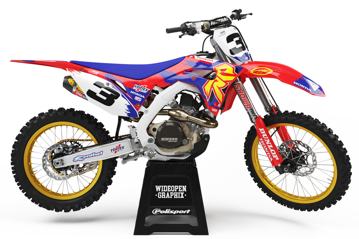 RETRO - HONDA FULL GRAPHICS KIT – WIDEOPENGRAPHIX