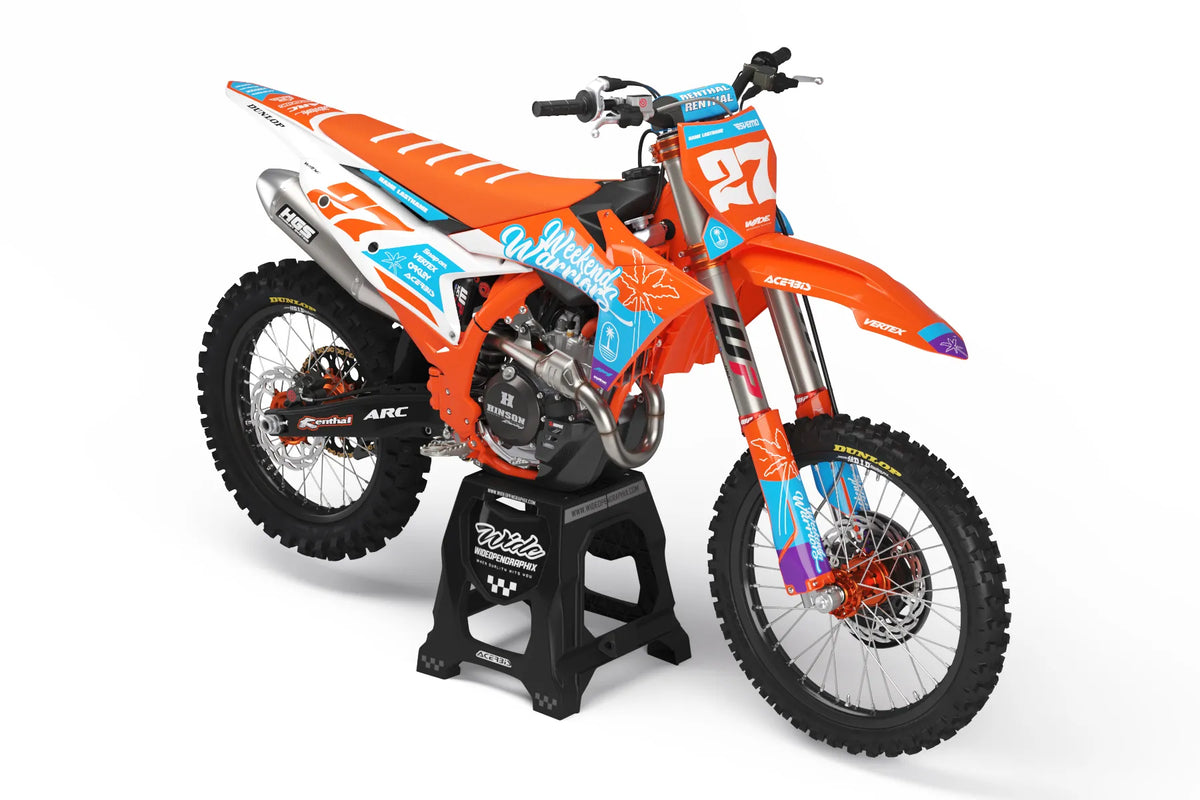 WEEKEND WARRIORS - KTM FULL GRAPHICS KIT – WIDEOPENGRAPHIX