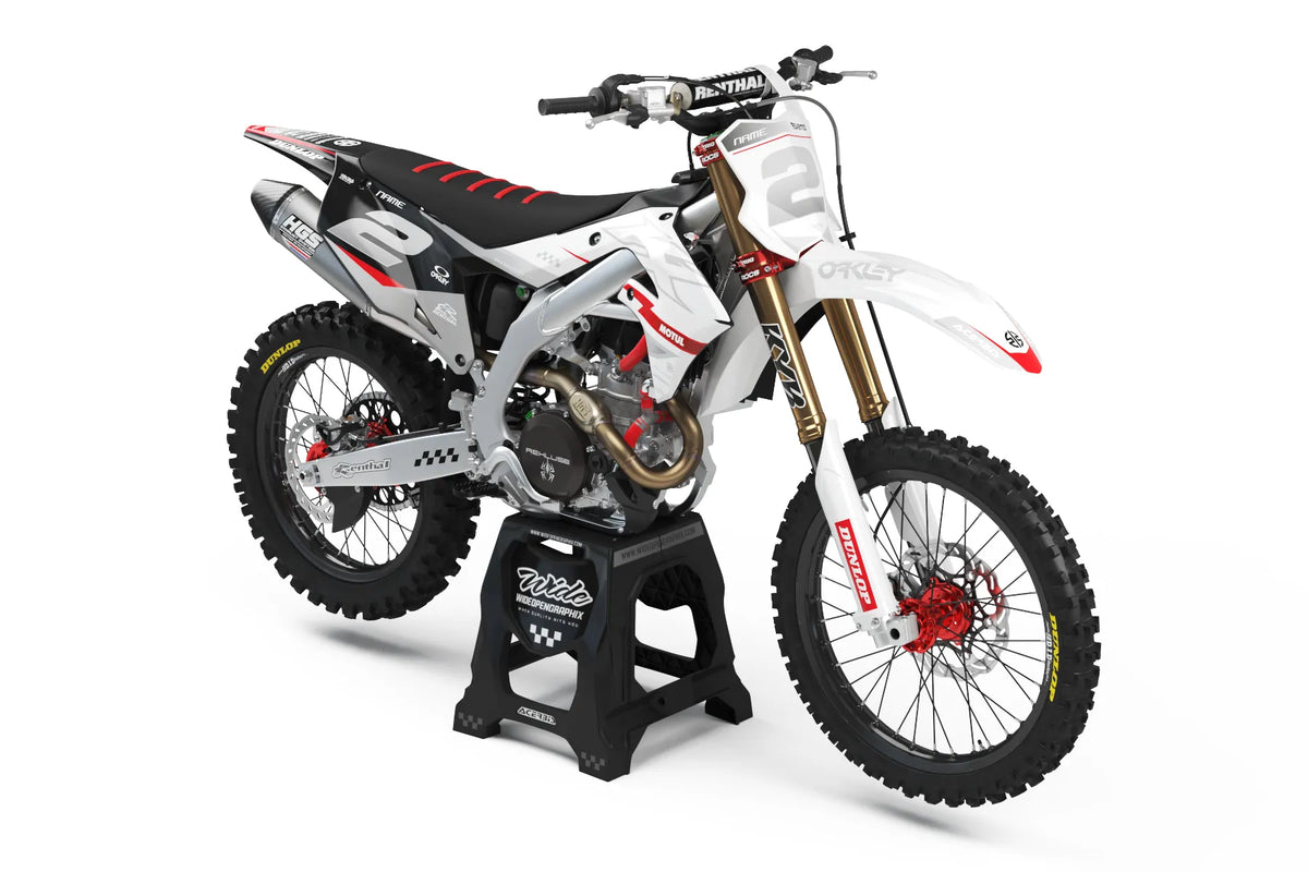 SHIFT WHITE & RED - KAWASAKI FULL GRAPHICS KIT – WIDEOPENGRAPHIX